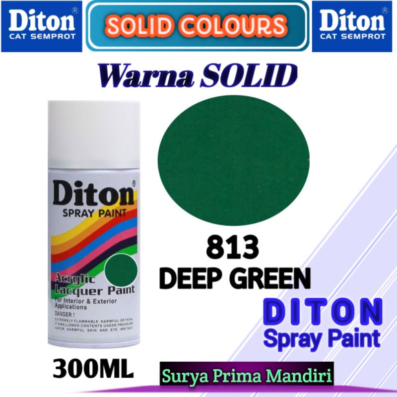 Jual 813 DEEP GREEN DITON STANDAR 300cc Cat Semprot Pylox Pilok Pylok ...
