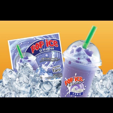 Jual Pop Ice Blender Taro Sachet 1 Renceng | Shopee Indonesia