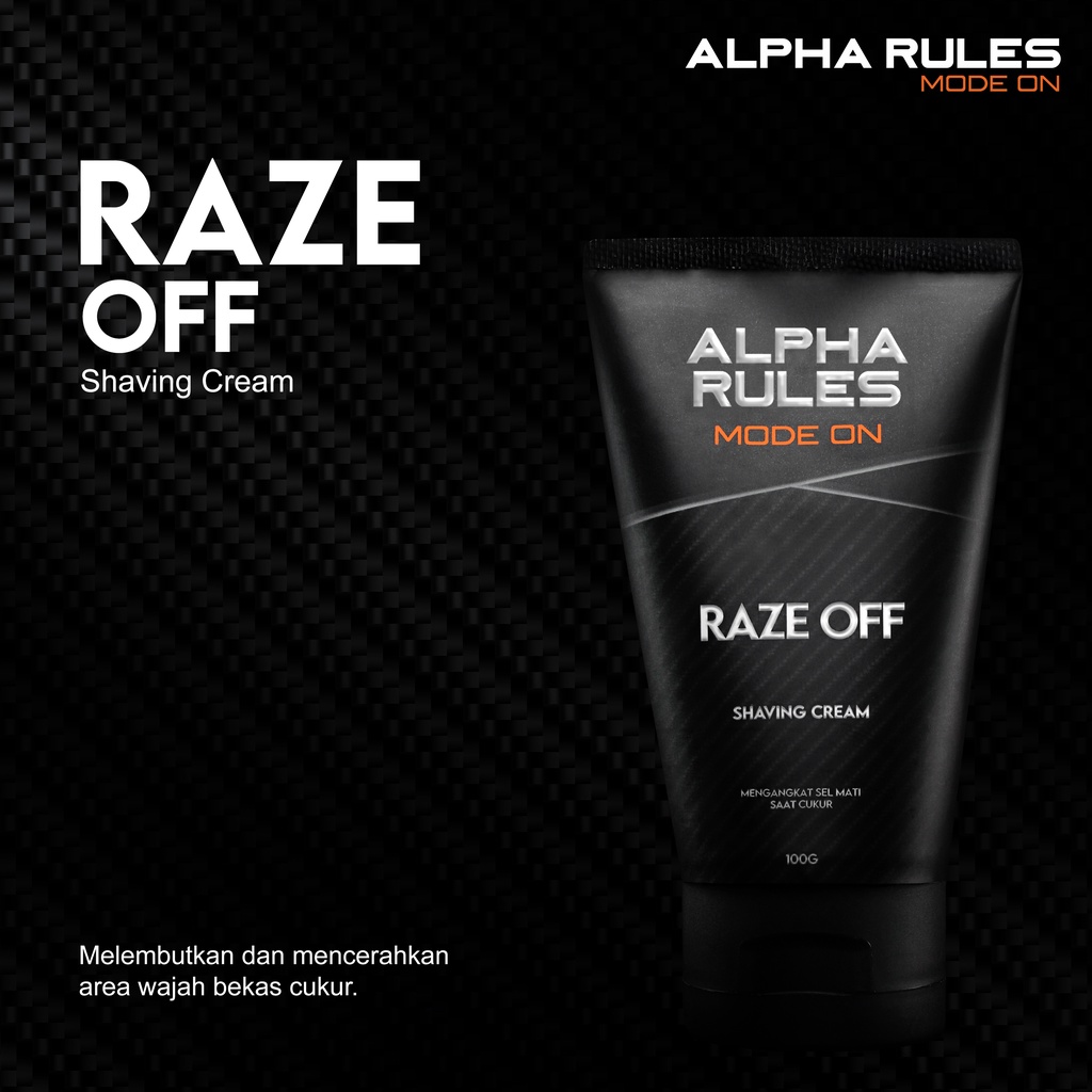 Jual Shaving Cream Alpha Rules Raze Off | Shopee Indonesia