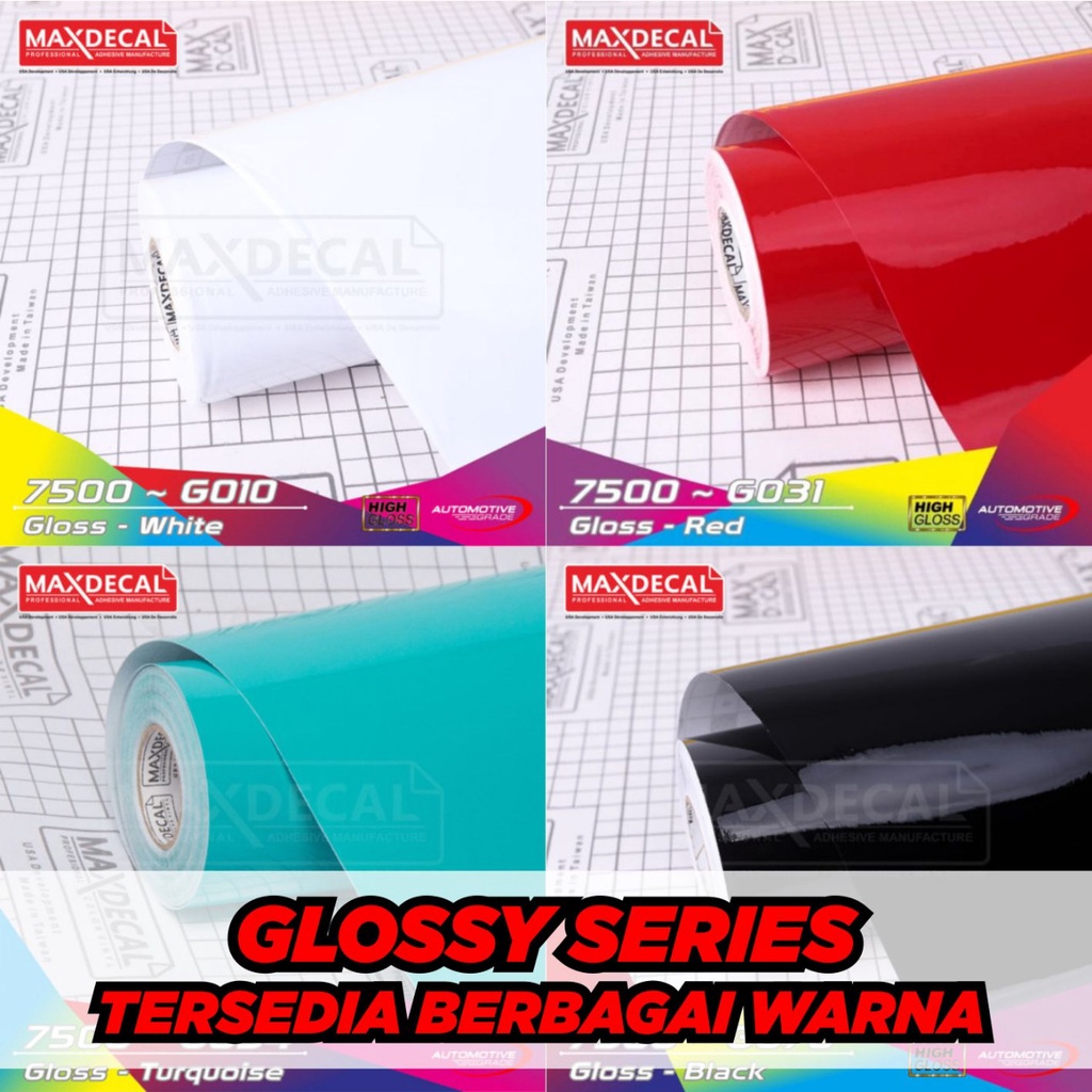 Jual Sticker Skotlet Motor Polet Glossy series Variasi ARS Per 1 meter ...