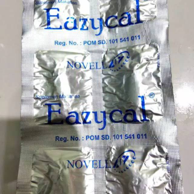 Jual Original Eazycal per strip isi 6 kaplet | Shopee Indonesia