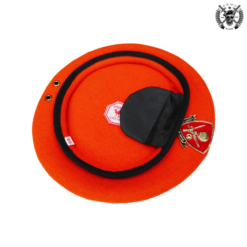 Jual baret paskhas merk camel + emblem | Shopee Indonesia