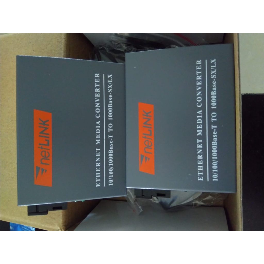 Jual Netlink HTB GS03 Media Converter Gigabit | Shopee Indonesia