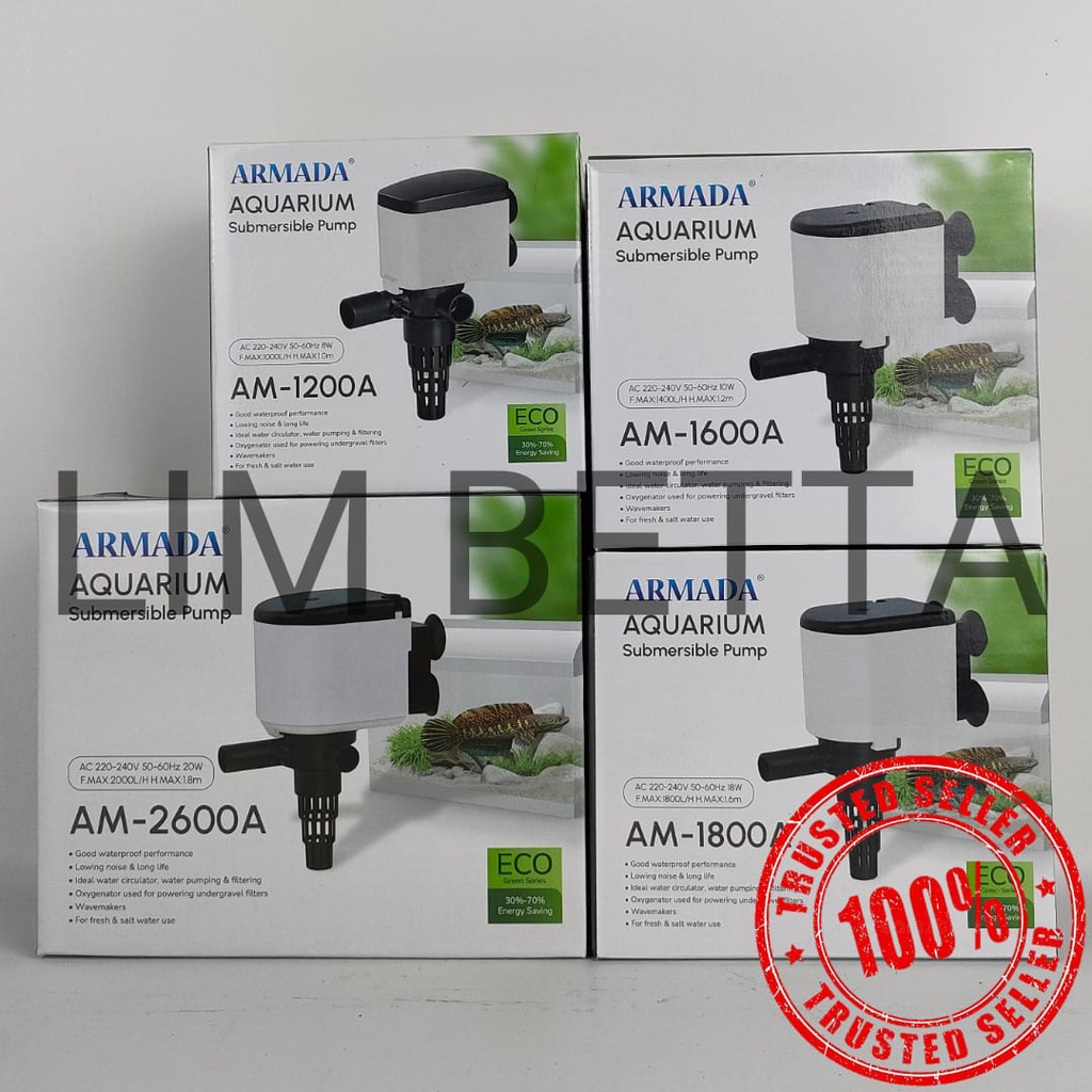 Jual POMPA AQUARIUM ARMADA 1200 / 1600 / 1800 / 2600 / POWER HEAD ...