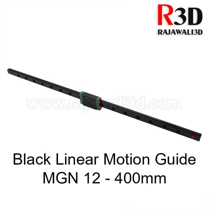 Jual MGN12 12mm L-400mm Black Miniature Linear Rail Slide Linear Guide | Shopee Indonesia