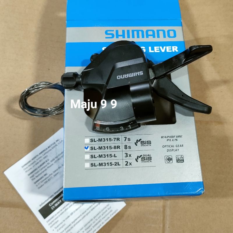 Jual Shifter 8 Speed Shimano M315 Flat bar Sepeda Lipat Mtb Minivelo ...