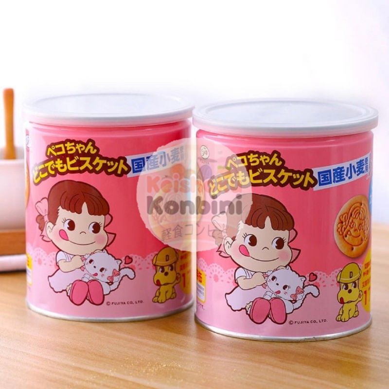Jual Fujiya Peko-Chan Everywhere Biscuit (Milky Biscuit in Can) 100gr ...