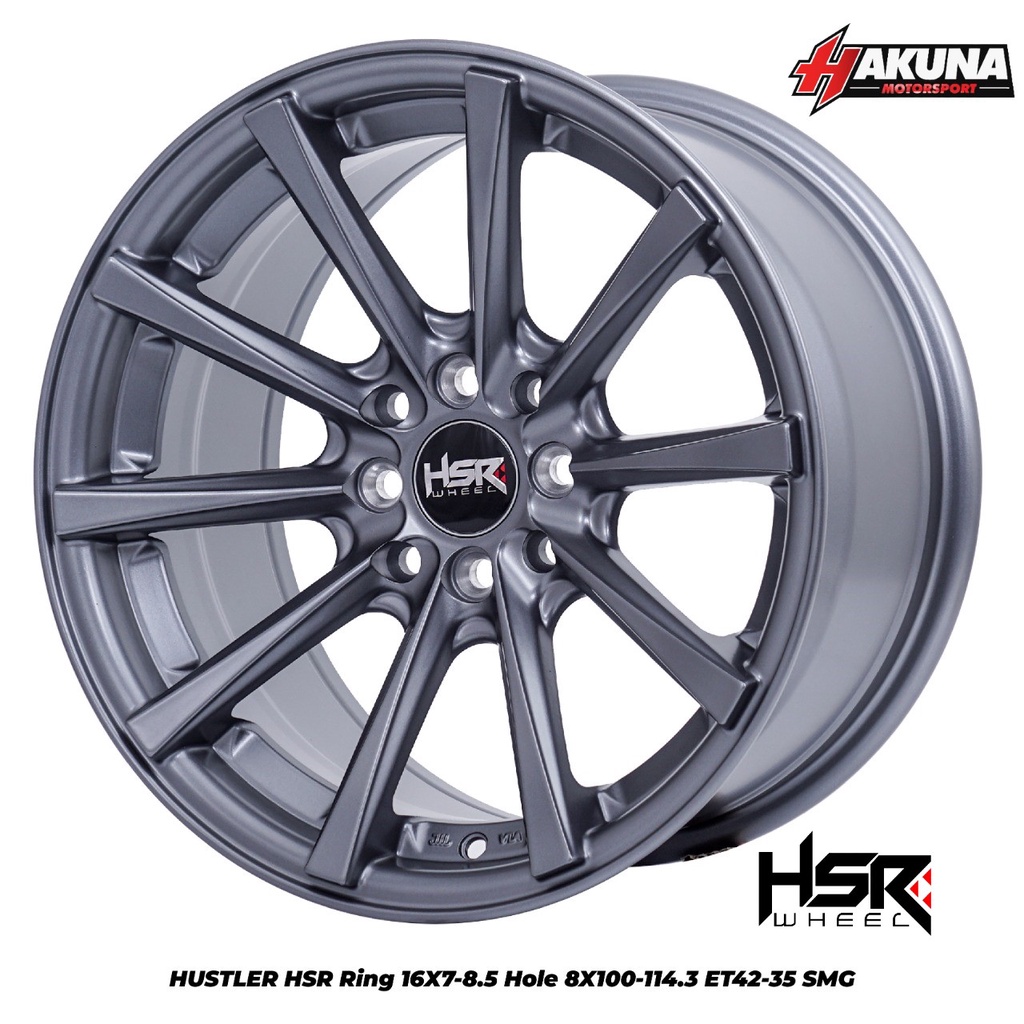 Jual Velg Mobil Racing R16 HSR HUSTLER Ring 16 Untuk Jazz Yaris Mobilio ...