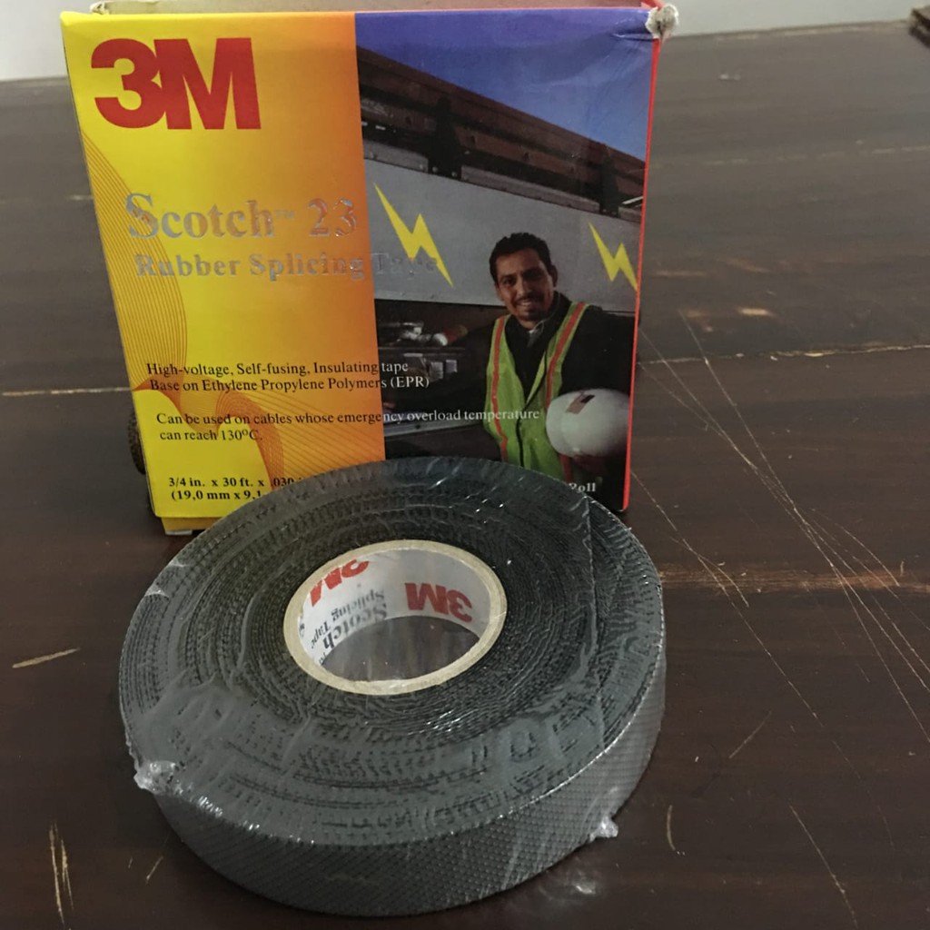 Jual 3M Scotch 23 Isolasi Listrik Karet / Rubber Splicing Tape | Shopee Indonesia