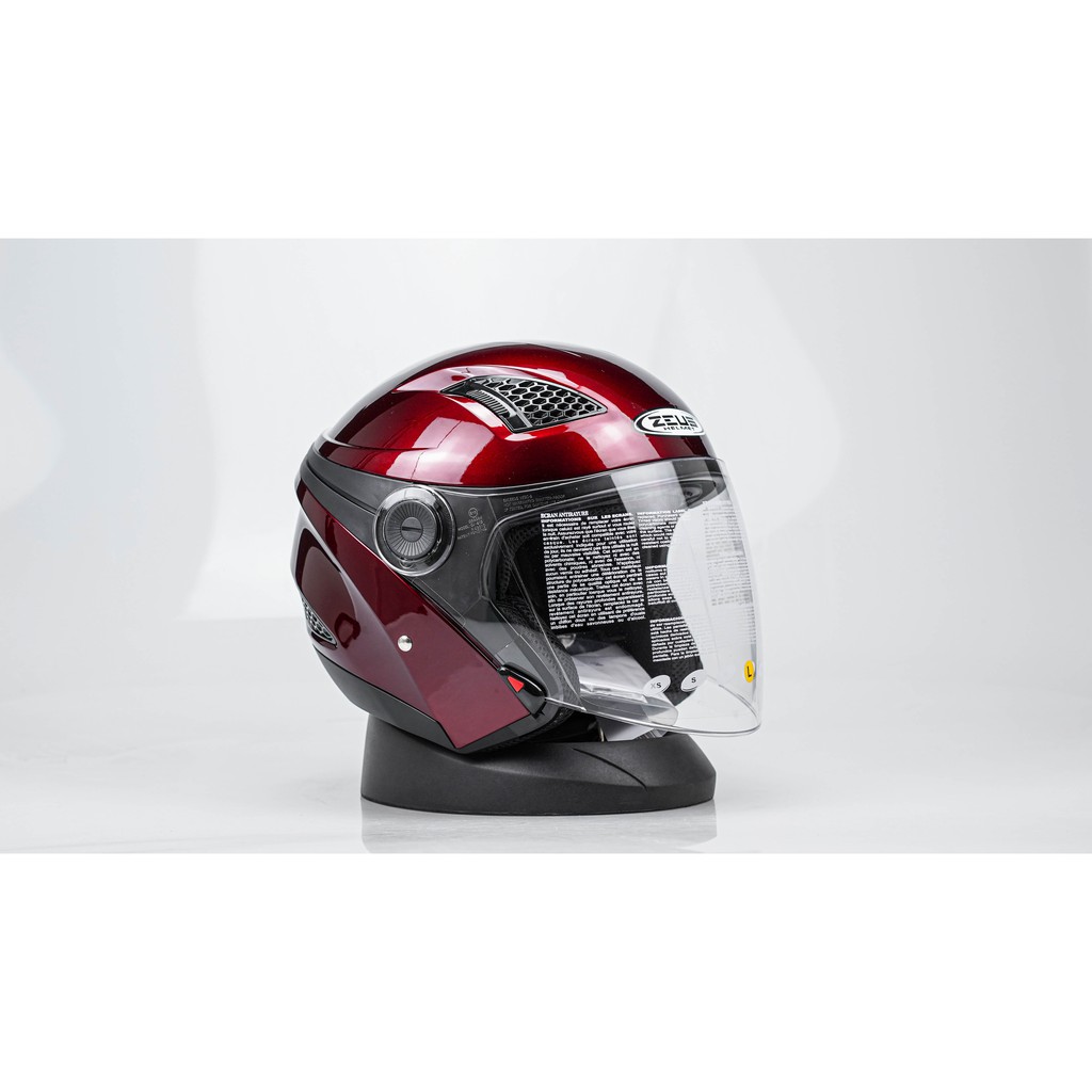 Jual HELM MOTOR ZEUS 610 WIN HALFFACE ORI IMPORT, ORI, SNI | Shopee ...