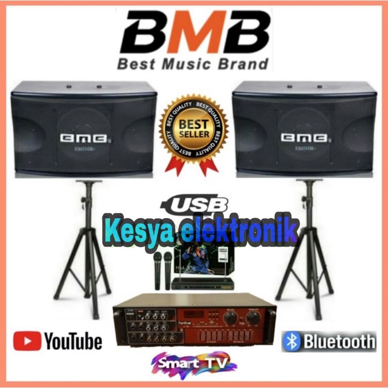 Jual PAKET SOUND KARAOKE BMB 10 INCHI AMPLIFIER FIRSTCLASS 2 MIC ...