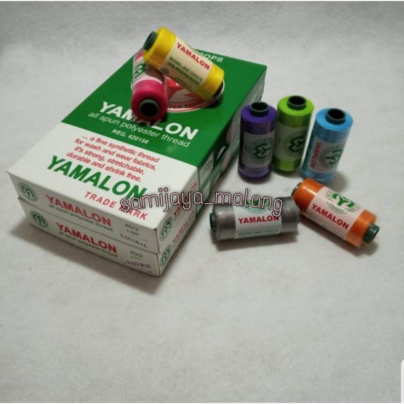 Jual Benang Jahit Yamalon 500 Yard 40/2 Lusinan Boleh Mix Warna ...