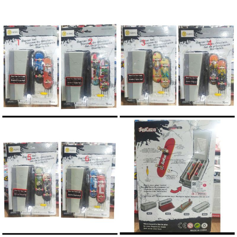 Jual Mainan Teck Deck Skateboard Mini Sbego 96mm | Shopee Indonesia