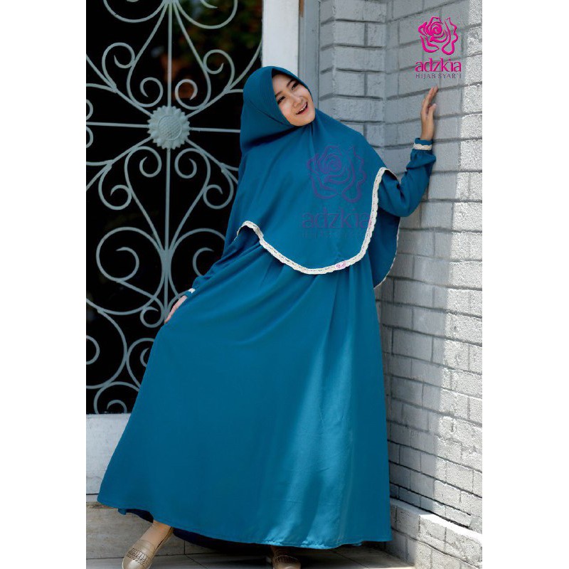 Jual Gamis Sofia Warna Tosca (Adzkia Hijab Syari) | Shopee Indonesia
