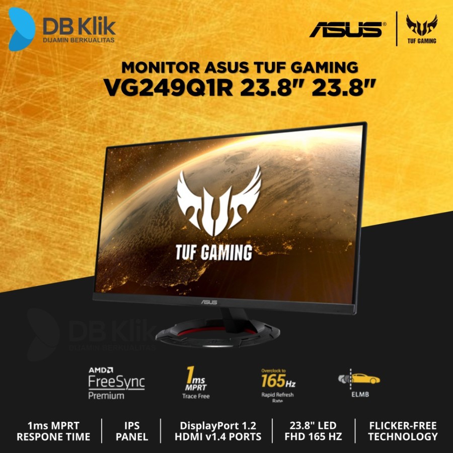 Jual LED Monitor Gaming ASUS TUF VG249Q1R 23.8" (165Hz Full HD HDMI DP ...