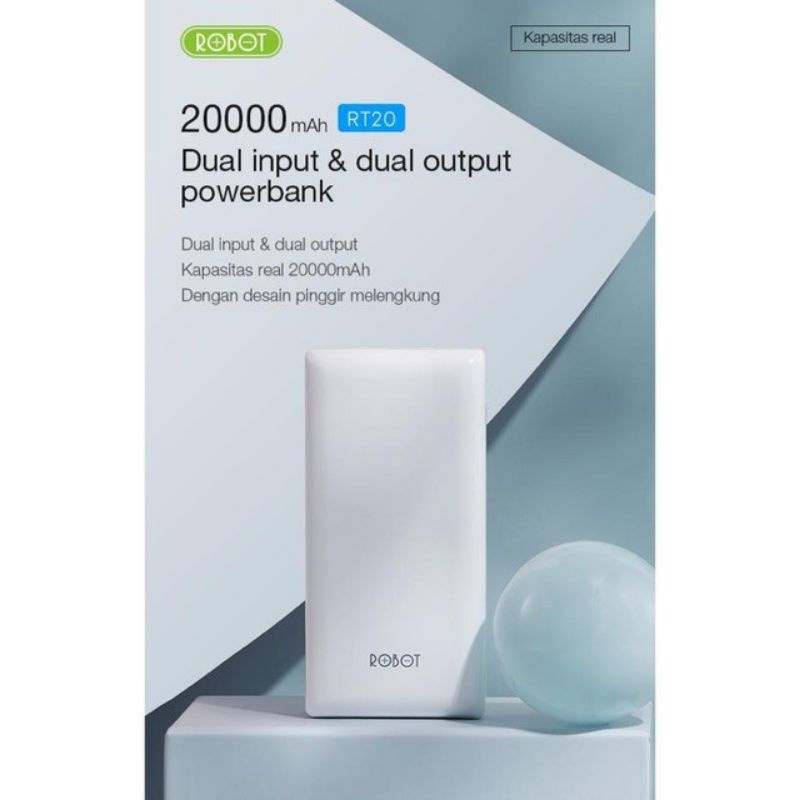 Jual PB ROBOT 20000 RT20 100% original | Shopee Indonesia