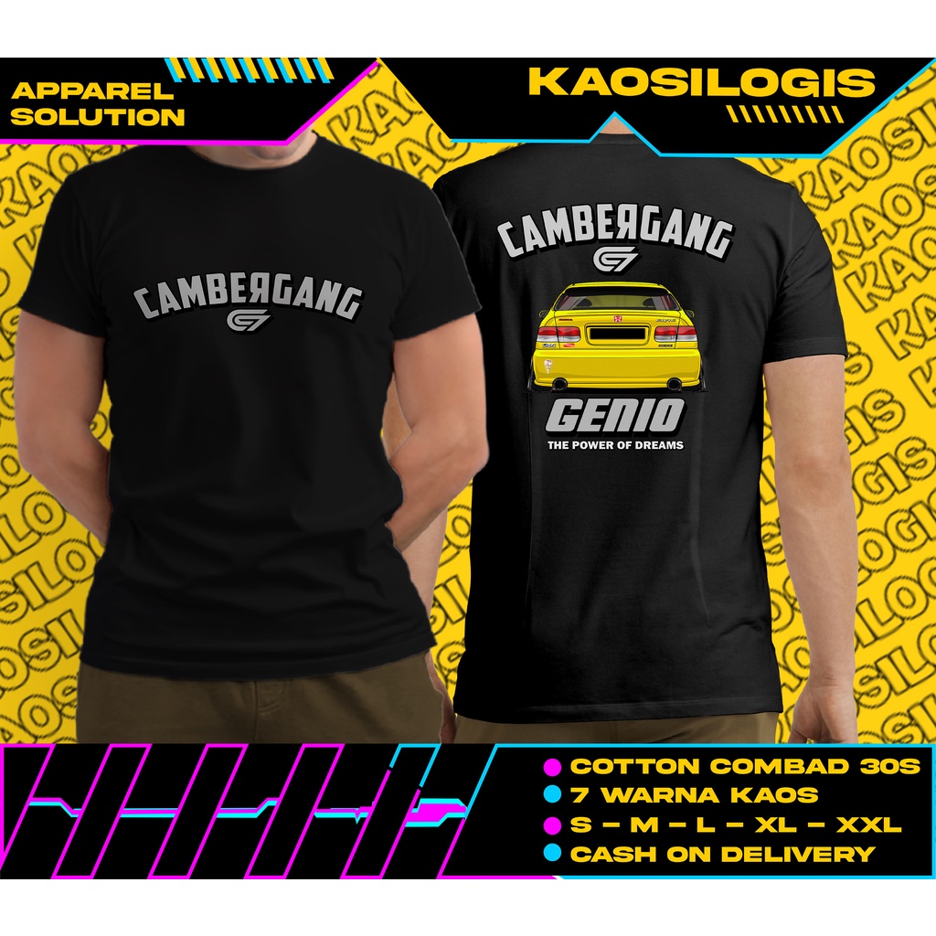 Jual Kaos HONDA CIVIC GENIO CAMBERGANG REAR SERIES - Kaosilogis ...