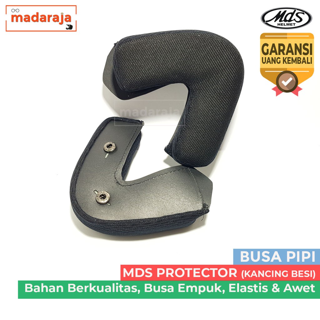 Jual Busa Pipi Samping Helm MDS PROTECTOR Kancing Besi | Shopee Indonesia