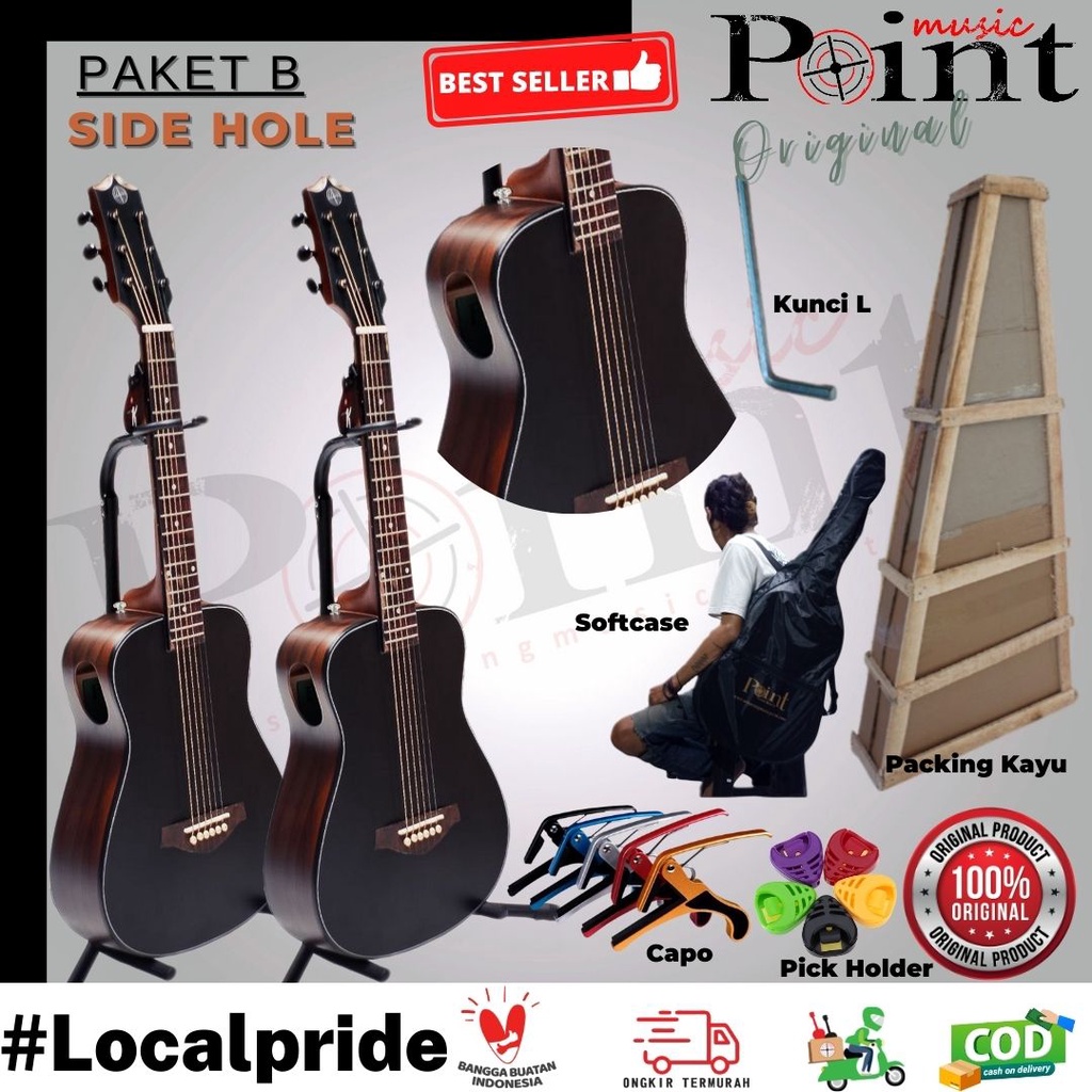 Jual Gitar Junior mini 3/4 akustik dan akustik elektrik Original Point ...
