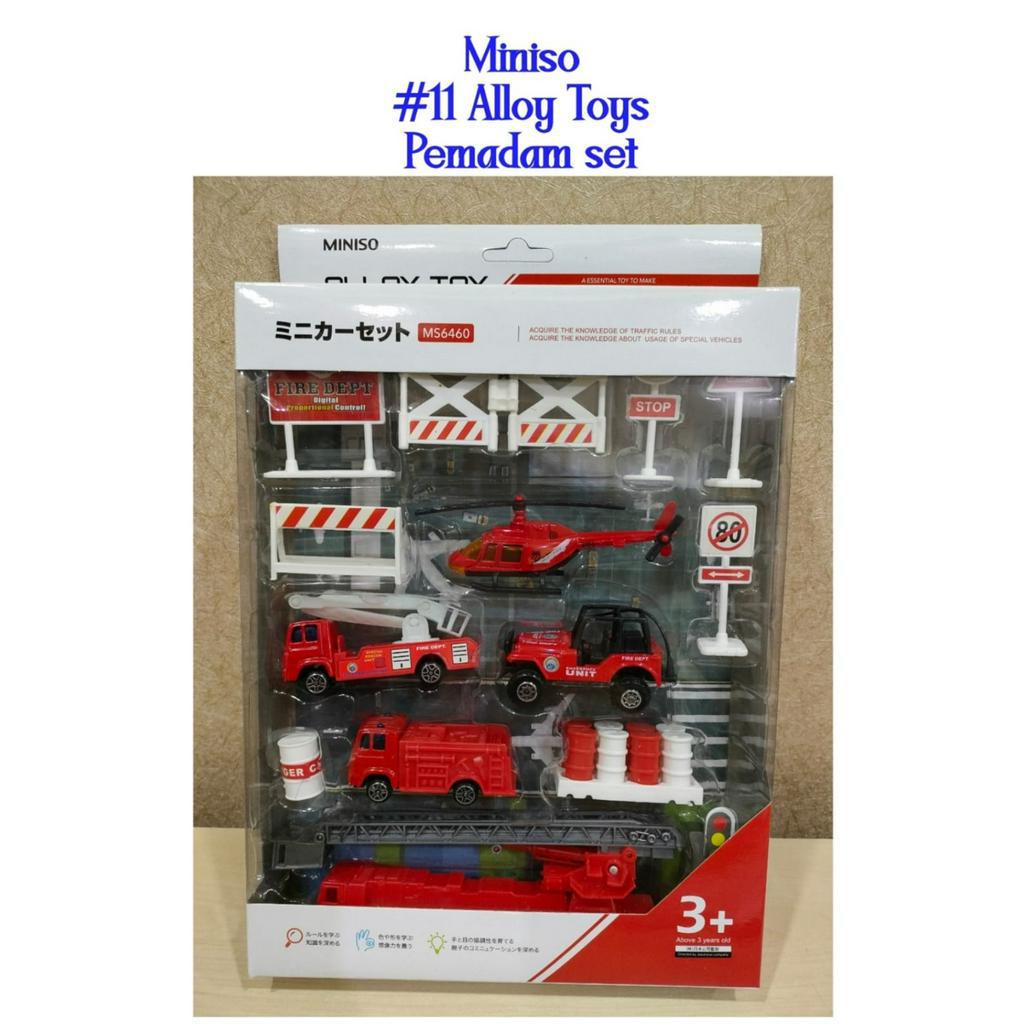 Jual Alloy Toy's Pemadam Set MINISO (Fire Dept) | Shopee Indonesia