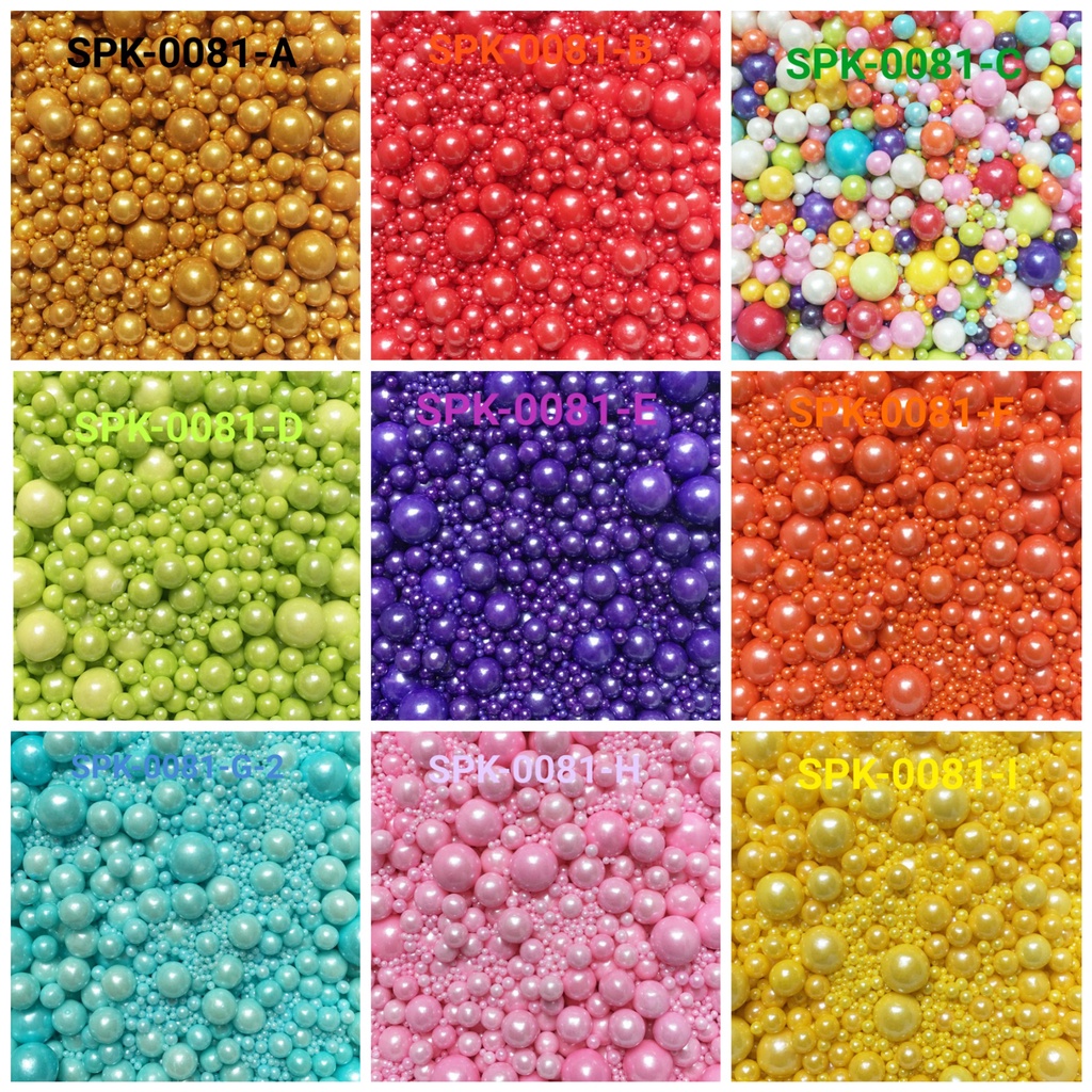 Jual GR-SPK-0081 Sprinkles sprinkle sprinkel 1kg 1kilo mutiara mix ...