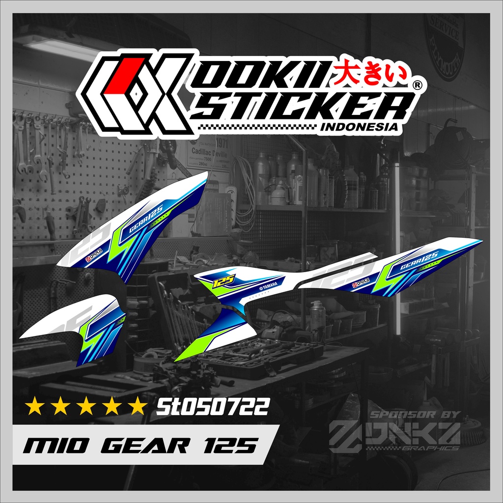 Jual Stiker Mio 125 Gear Decal Striping Mio Gear 125 ST050722 OOKII ...