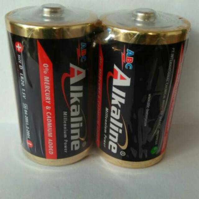 Jual baterai abc besar alkaline D | Shopee Indonesia