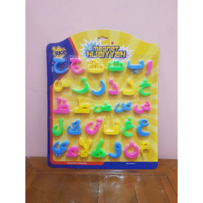 Jual Mainan Huruf Hijaiyah Magnetik - Mainan Huruf Abjad Arab Magnet ...