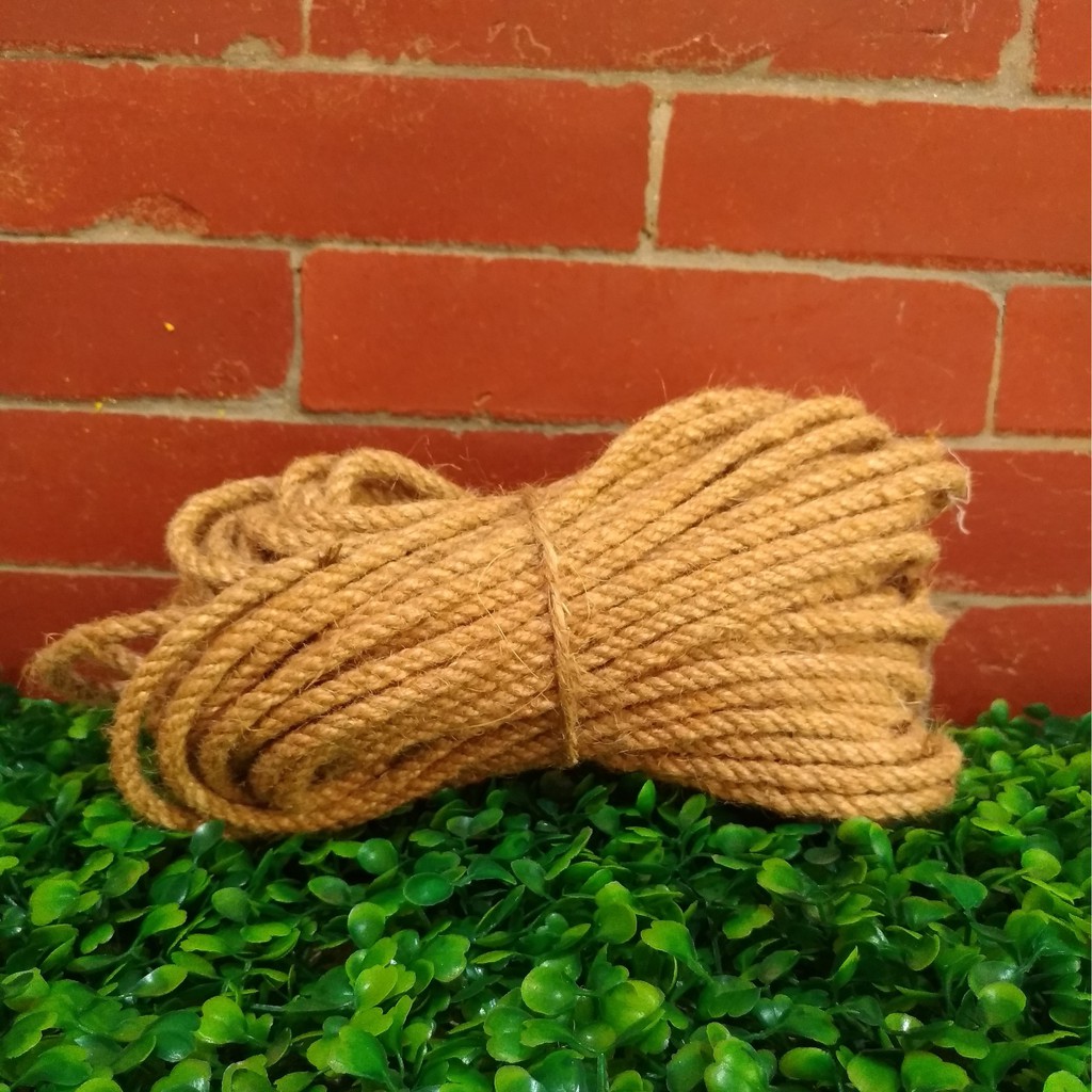 Jual Tali Tambang Goni 6MM - Tali Rami 20M - Tali Bahan Kerajinan 3PLY ...