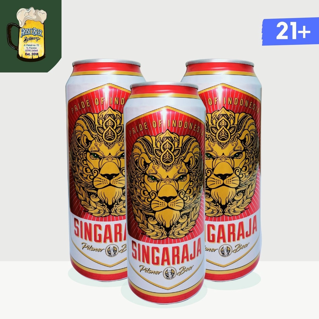 Jual Singaraja Pilsner Beer Can 4.8% 500 ml - Bir Kaleng Satuan Eceran ...