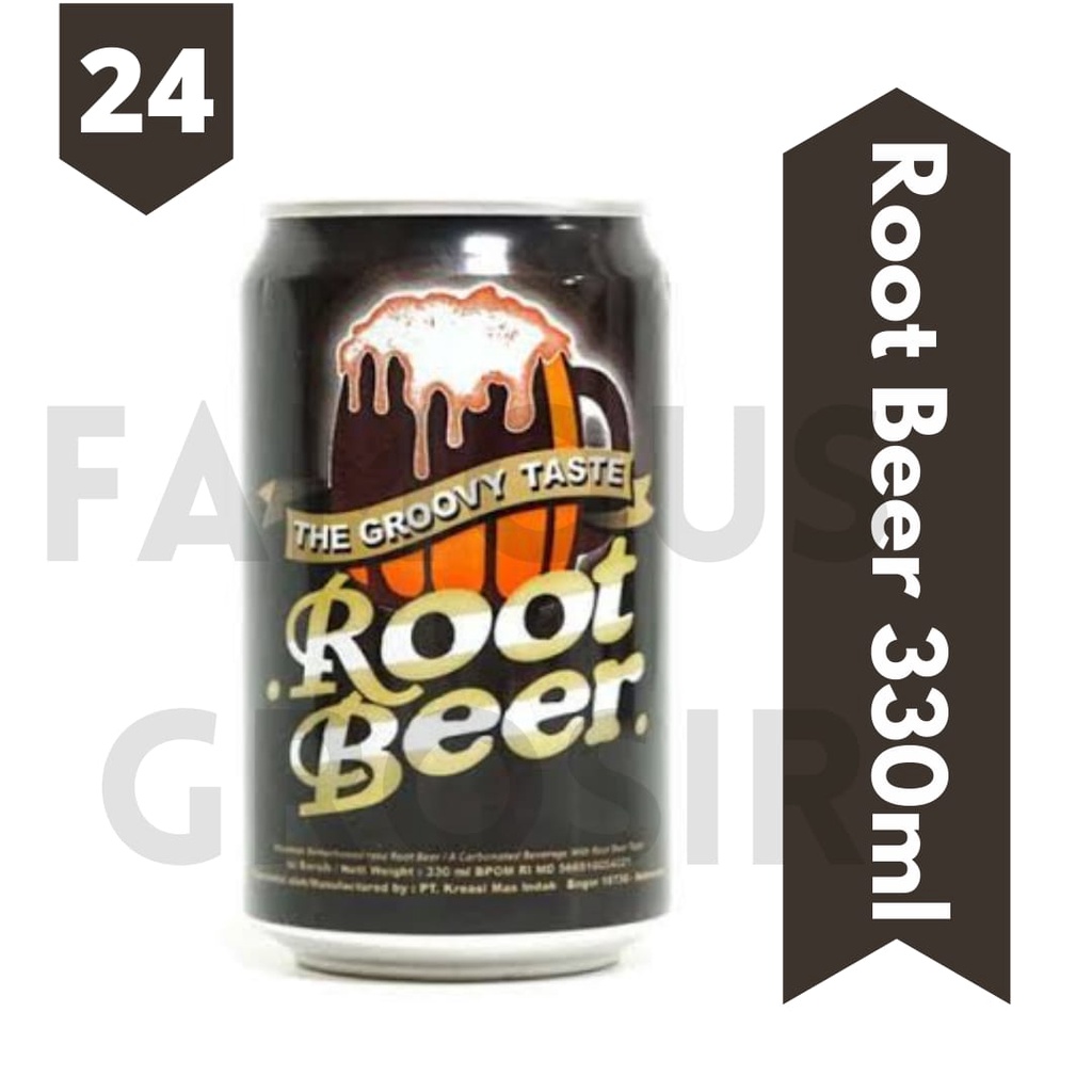 Jual RootBeer Kaleng 330ml 1 Dus isi 24 Kaleng | Shopee Indonesia