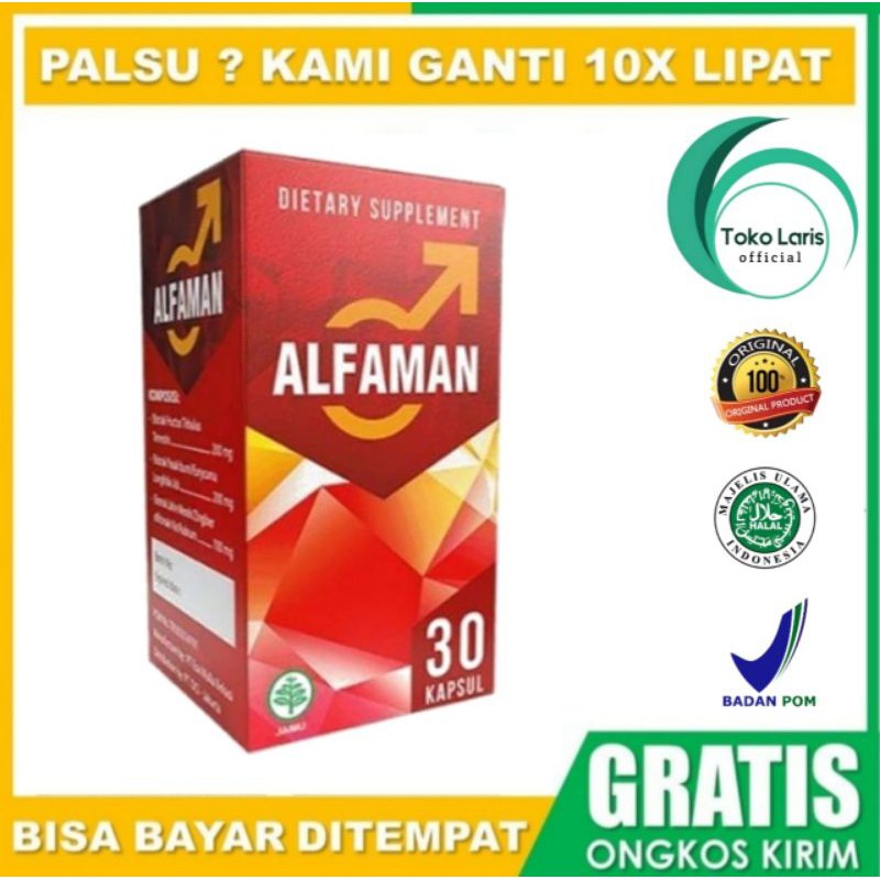Jual ALFAMAN Asli 100% Original Suplement Herbal Untuk Pria - Obat ...