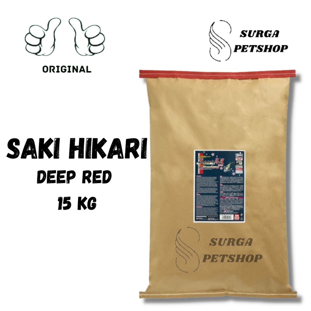 Jual Saki Hikari Deep Red 15kg Warna Color 15 KG Kilo Gram Kilogram ...