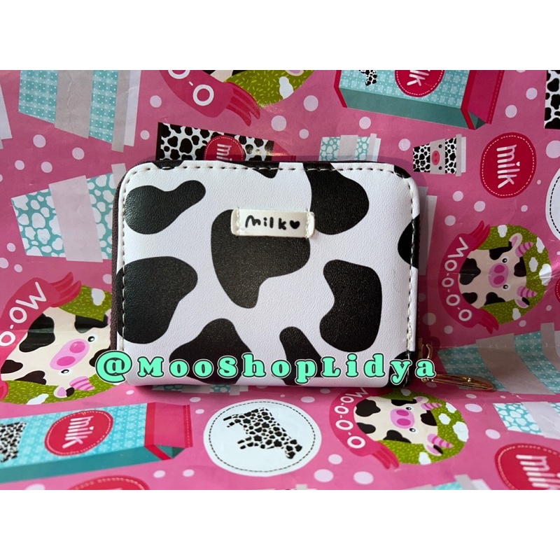 Jual dompet kartu import motif sapi | Shopee Indonesia