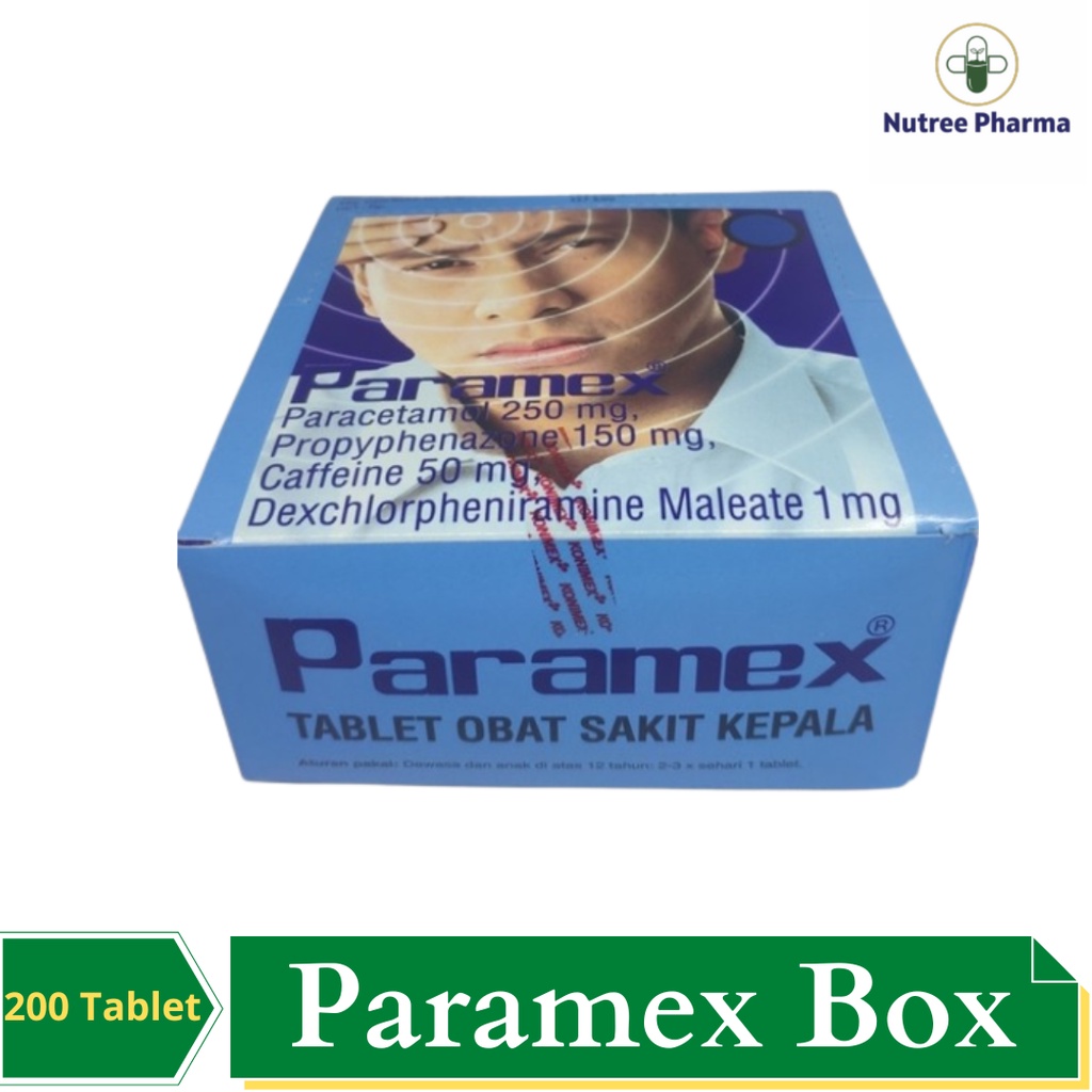 Jual Paramex Box isi 200 tablet | Shopee Indonesia