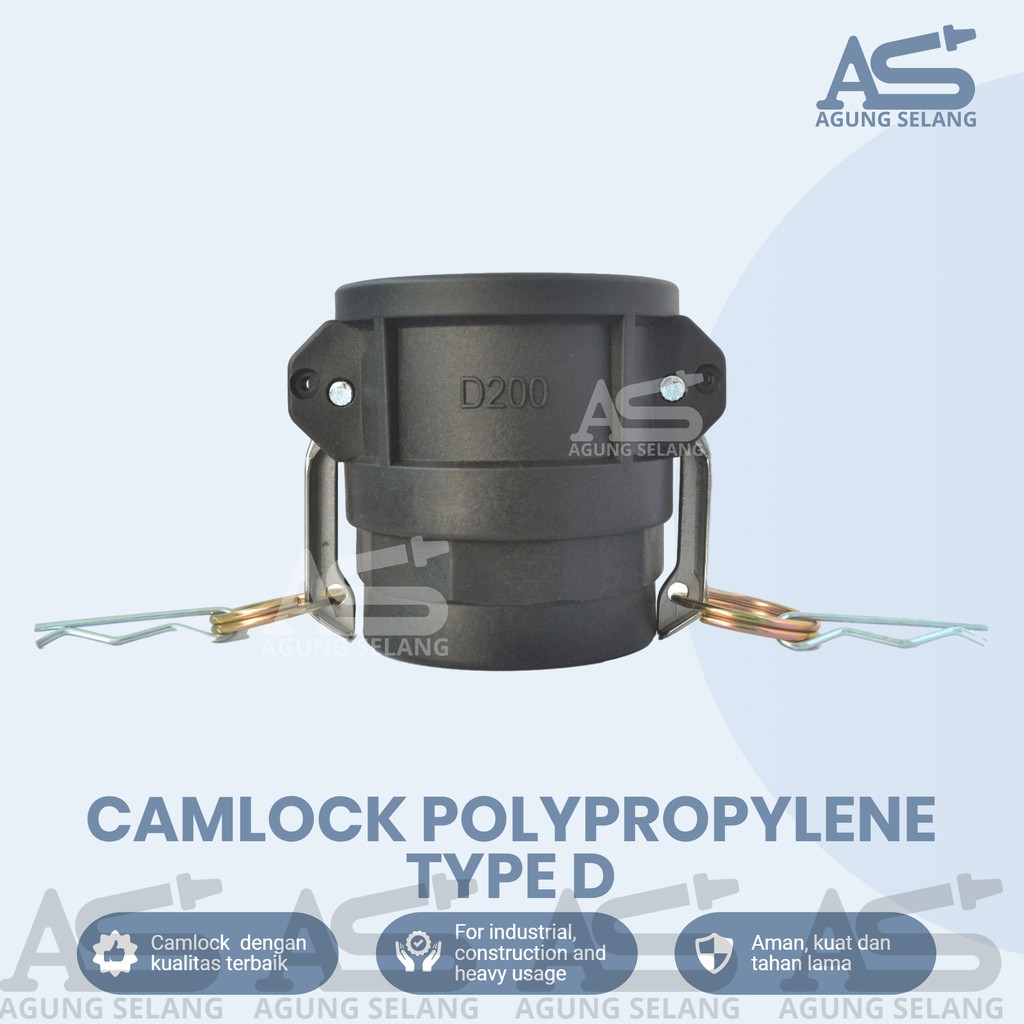 Jual Camlock PP D 1 1/2inch Polypropylene type Drat Female Thread Coupler | Shopee Indonesia