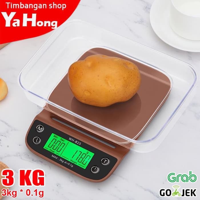 Jual Timbangan meja digital V60 timer Sanbei COffee Drip Scale 3kg 0.1g ...