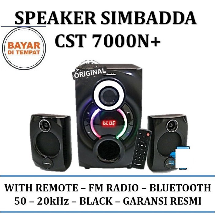 Jual Simbadda Speaker CST 7000N+ Fm Radio Bluetooth with Remote ...
