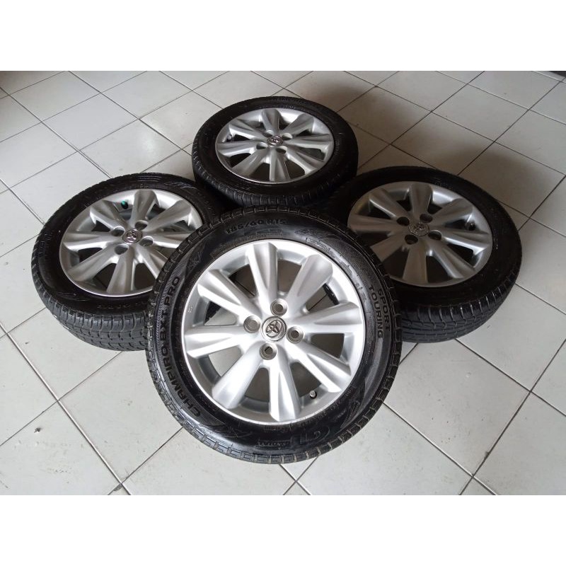 Jual velg Original Toyota Yaris p8 Ring 15 pcd 4x100 lebar 5,5 ET 45 ...