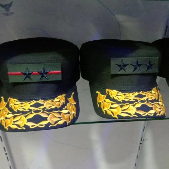 Jual Seragam | Topi Pdh Pati + Pangkat Original Woll | Shopee Indonesia