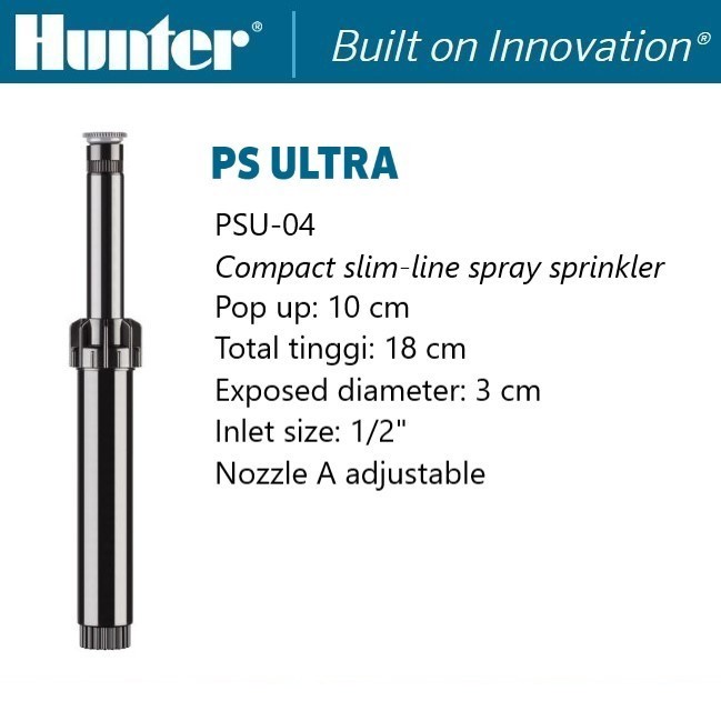 Jual Sprinkler Siram Taman merk HUNTER Pop Up Spray PS-Ultra PSU 04 ...