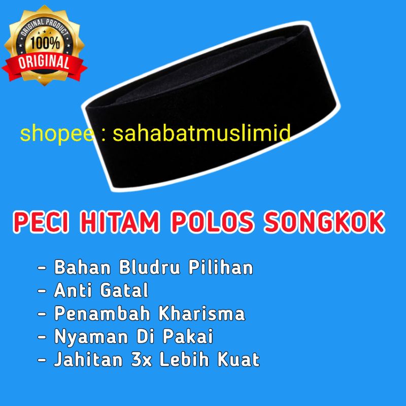Jual PECI HITAM AC TINGGI 8CM 9CM 10CM PECI AC HITAM SONGKOK AC HITAM ...
