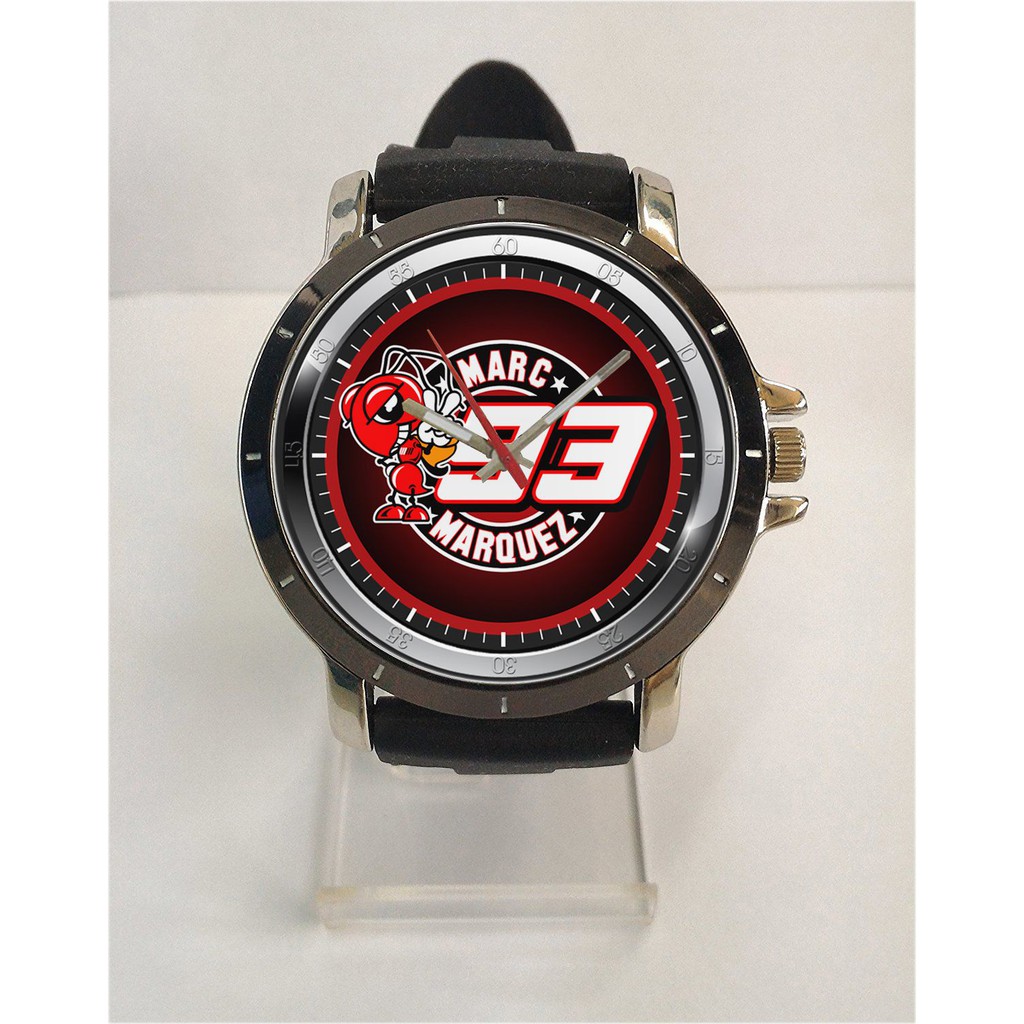 Jual Jam Tangan Pria dan Wanita Rubber Custom Marc Marquez Premium ...