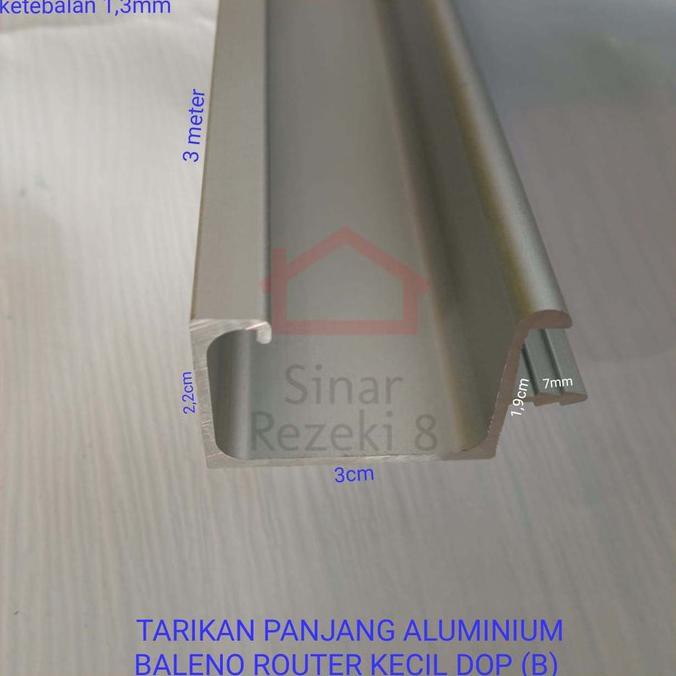 Jual Tarikan Router Profil Aluminium Frame Handle Lemari Kitchen Set ...