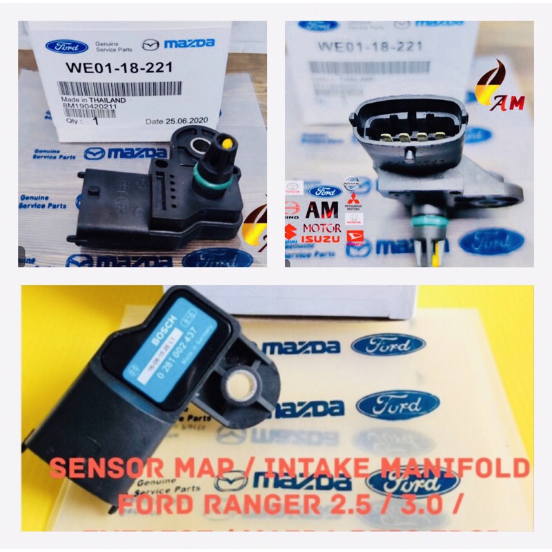 Jual Sensor map ford ranger everest tdi tdci mazda bt50 (original ...