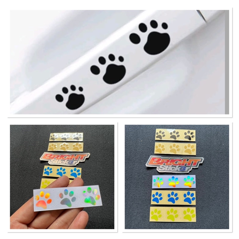 Jual STICKER STIKER TELAPAK KAKI ANJING STICKER HANDLE PINTU MOBIL ...