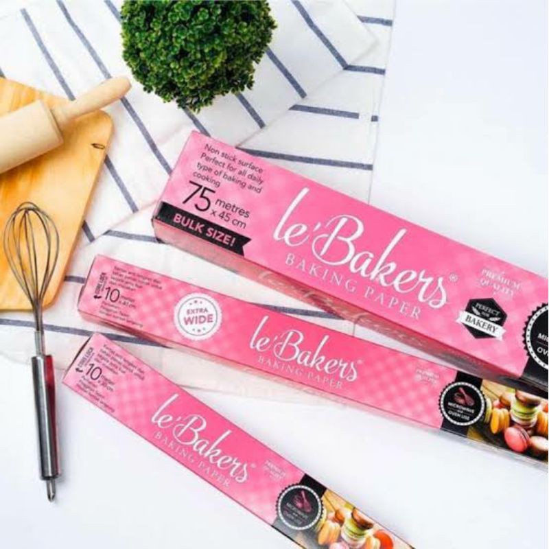 Jual le bakers - kertas baking paper 30 x 30 cm - repack | Shopee Indonesia