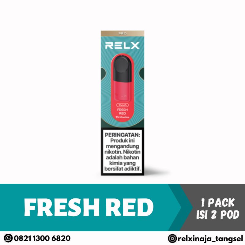 Jual Relx Infinity Pod - Fresh Red/Watermelon/Semangka (isi 2 pods ...