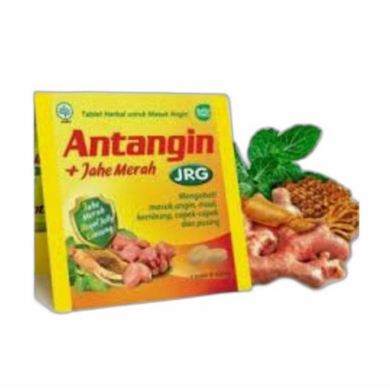 Jual ANTANGIN JRG TABLET + JAHE MERAH HERBAL | Shopee Indonesia