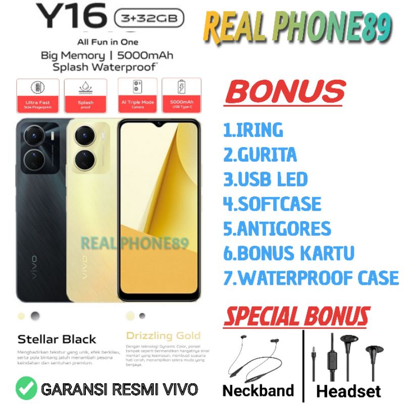 Jual VIVO Y16 RAM 3/32GB | Y16 RAM 4/64GB | y16 4/32 | Y15S 3/32GB ...